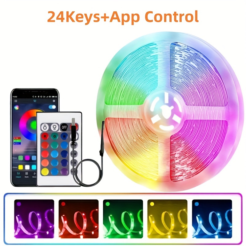 Led Strip Lights Usb Rgb 5050 Ribbon Sync Color Changing - Temu United ...
