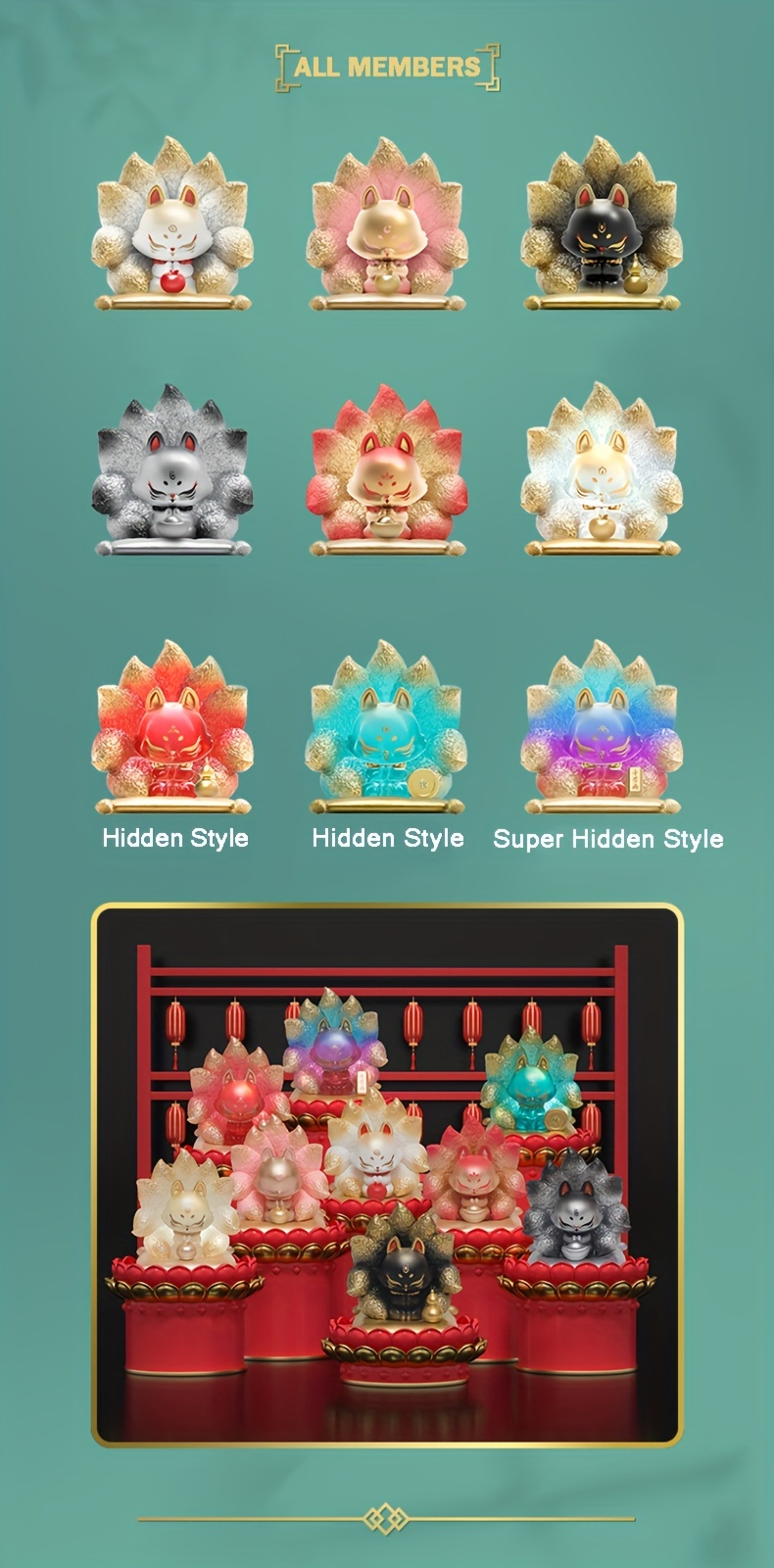 Ancient Nine Fox Fairy Series 3 Blind Boxes Toys Caixa - Temu