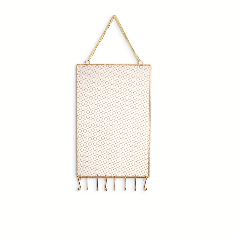 Wall Mount Jewelry Rack With Large Capacity Hanging - Temu Australia