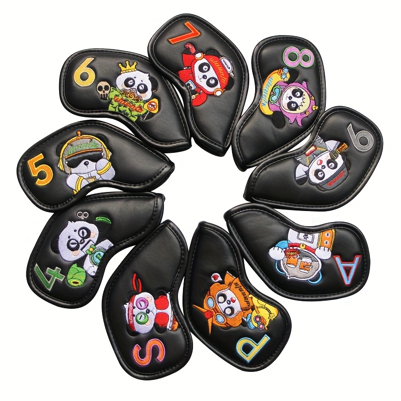 Durable Waterproof Golf Club Headcover Cute Cartoon Panda - Temu Australia