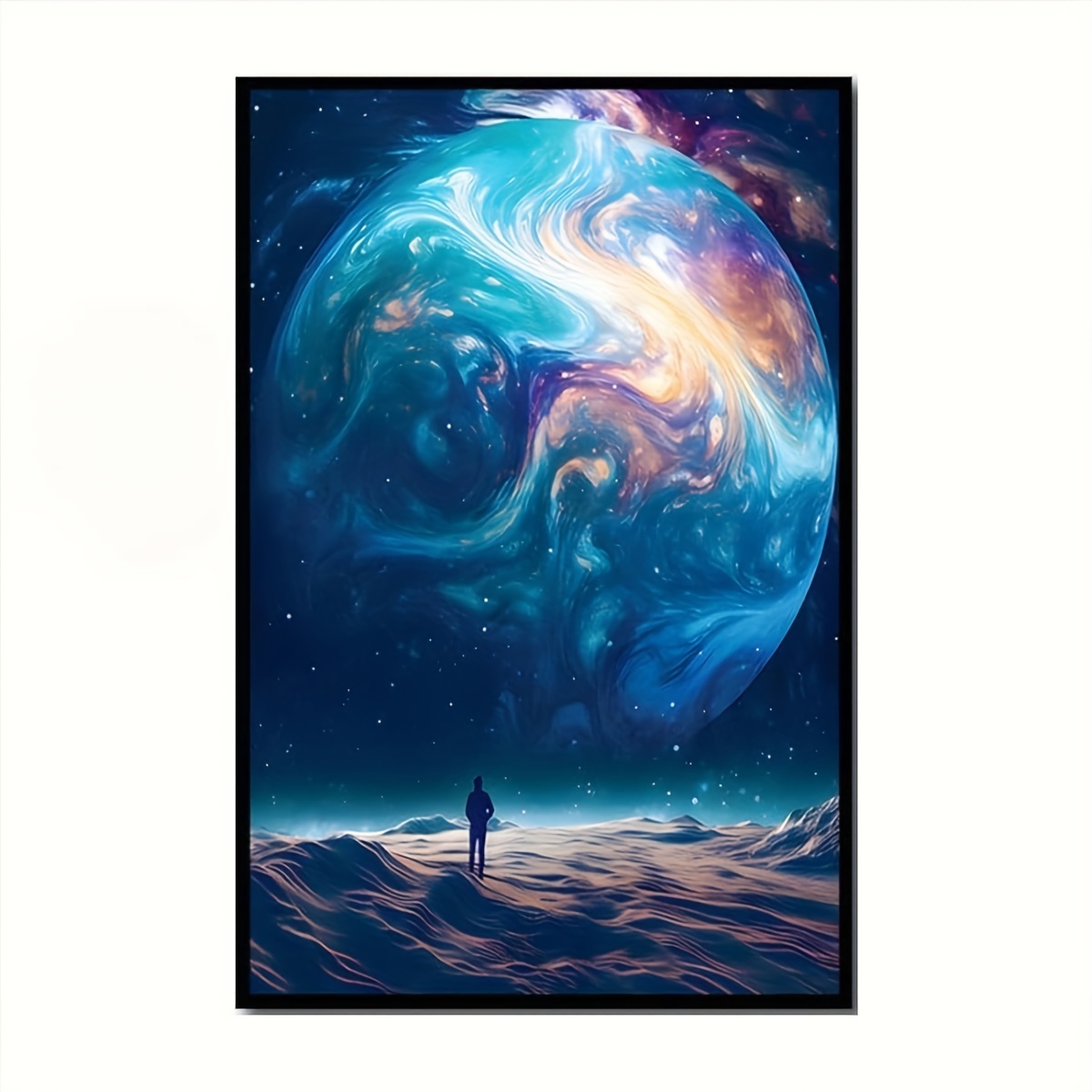 Funny Space Poster Abstract Modern Inspirational Universe - Temu Canada
