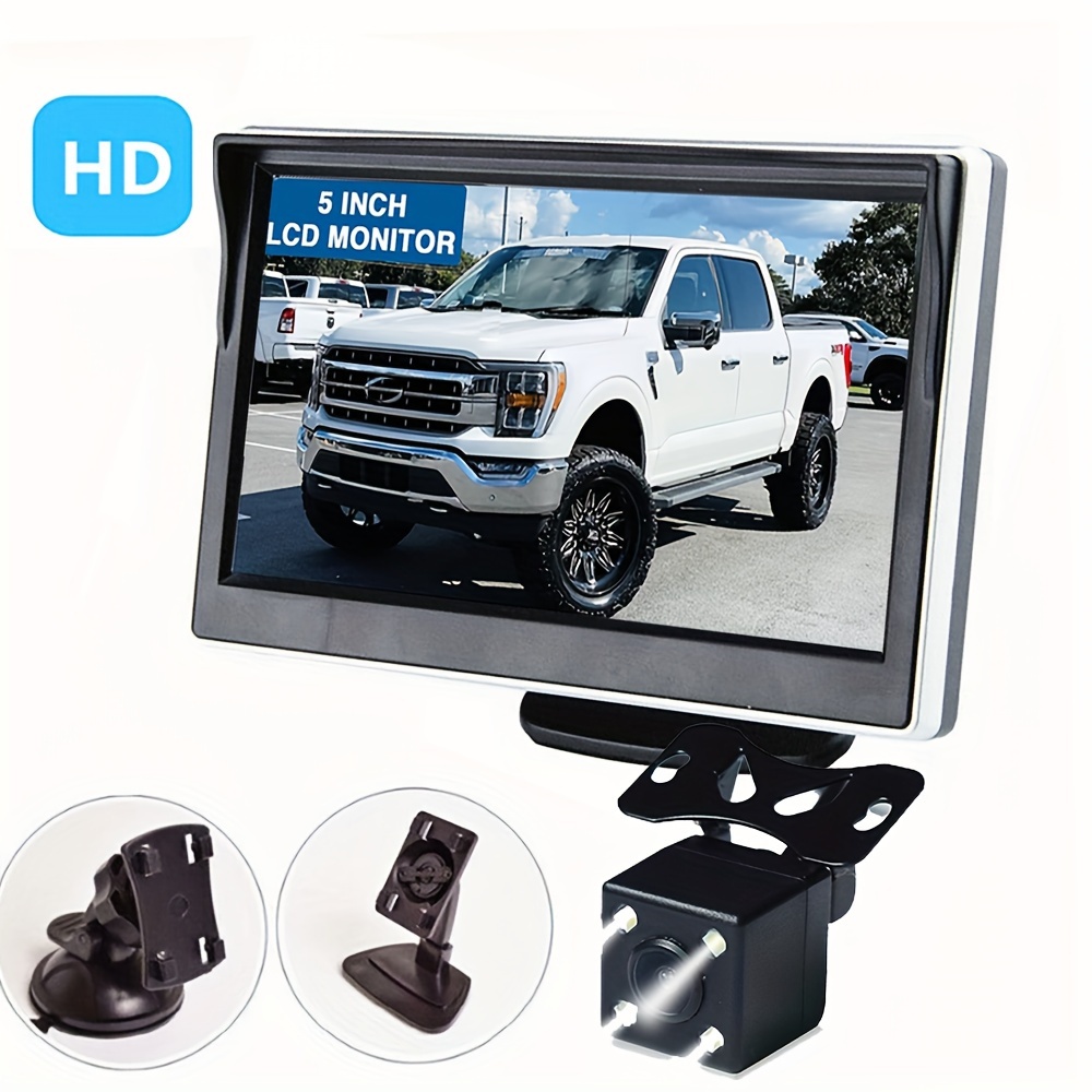 자동차 후방 카메라 주차를 위한 5인치 Tft Lcd 화면 모니터 Diy Temu Republic Of Korea