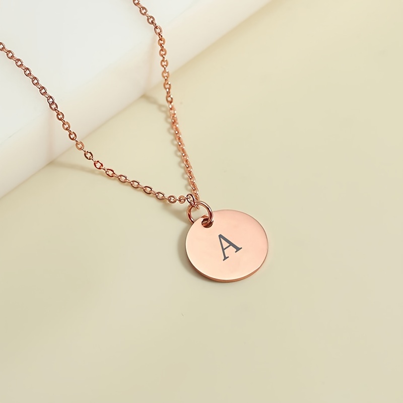 Personalized Customized 26 Letter Stainless Steel Engraved - Temu ...