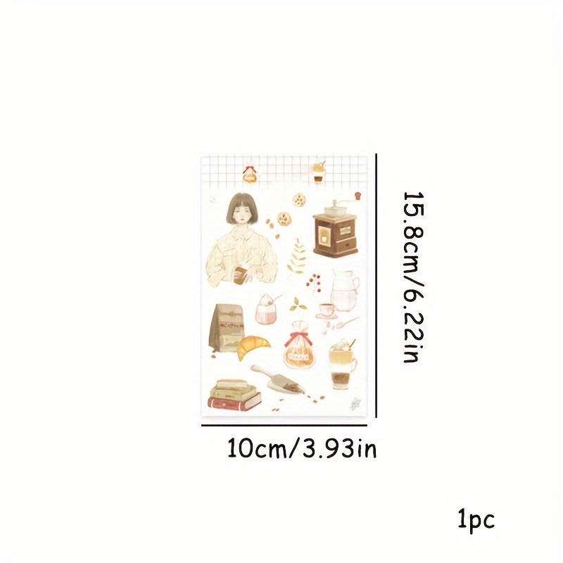 Washi Sticker Diy Hand Account Photo Album Sticker Scrapbook - Temu Canada