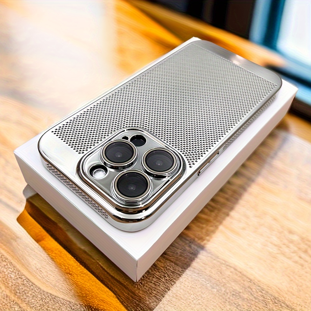 Luxury Plating Breathable Heat Dissipation Mesh Cooling Case - Temu ...