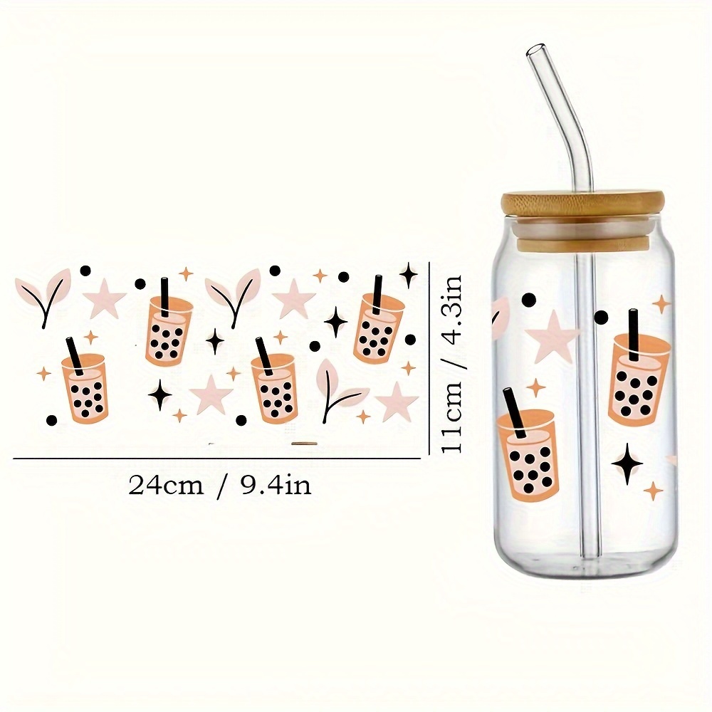 Cute Uv Dtf Transfer Sticker Cups Diy Wrap - Temu Canada