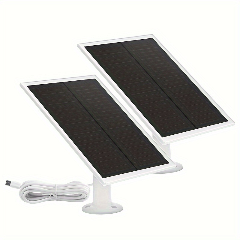 5v Solar Panels Security Cameras Usb C Micro Usb Charging - Temu New ...