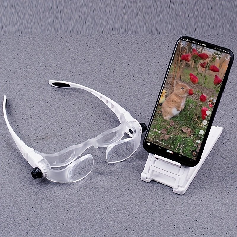 Head mounted Magnifying Glass Glasses Elderly Reading Books - Temu