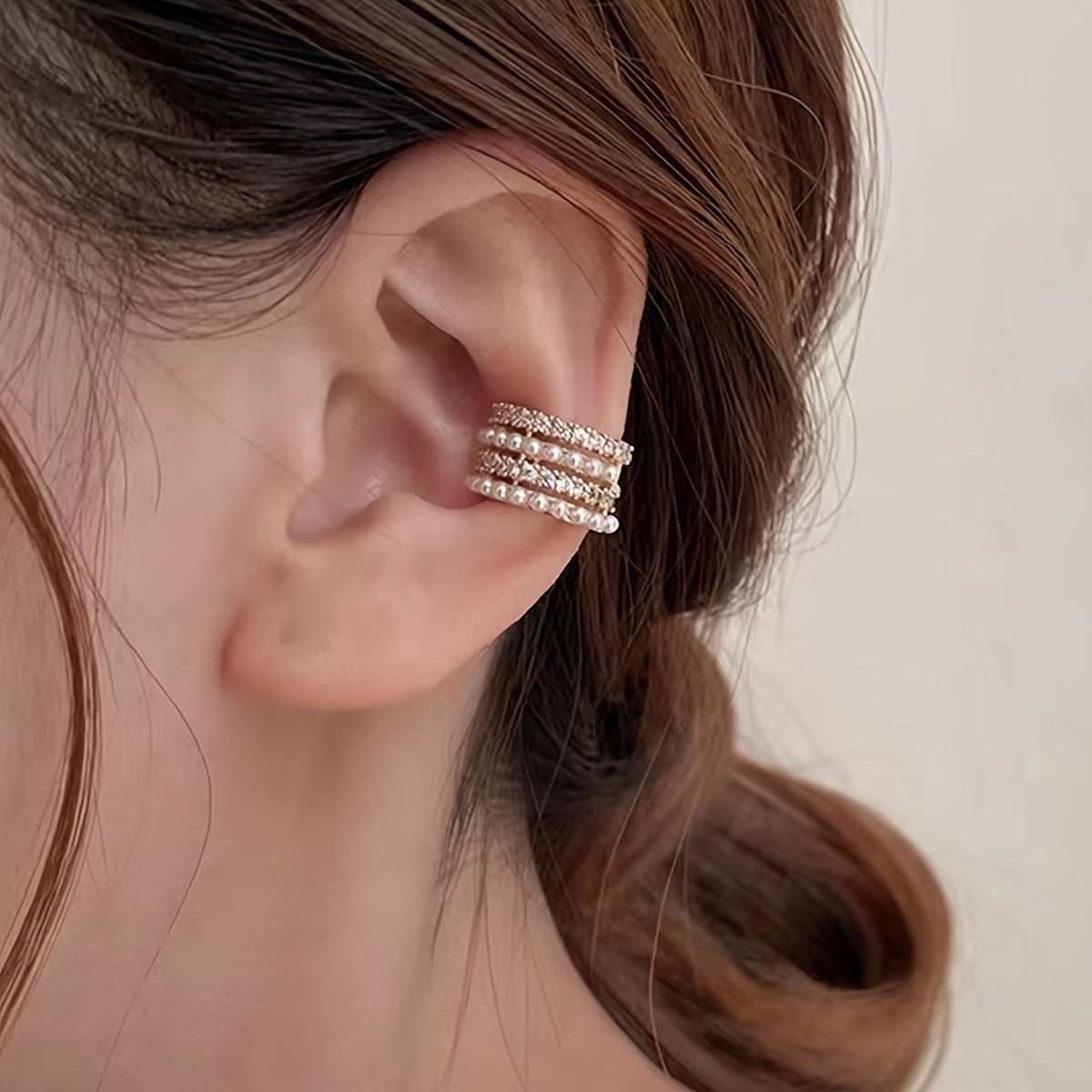 Spring 2024 Clip Earrings Cubic Zirconia Non Pierced - Temu United Kingdom