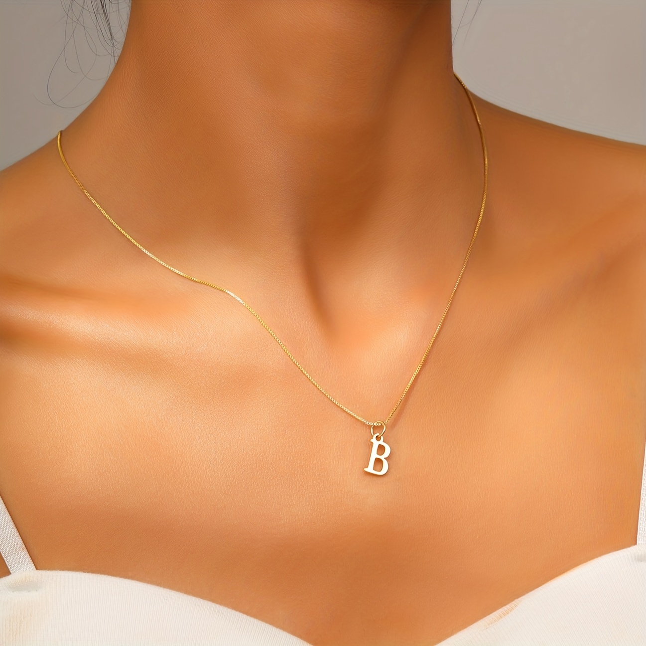 Simple A z English Letter Pendant Necklace Initial Letter - Temu United ...