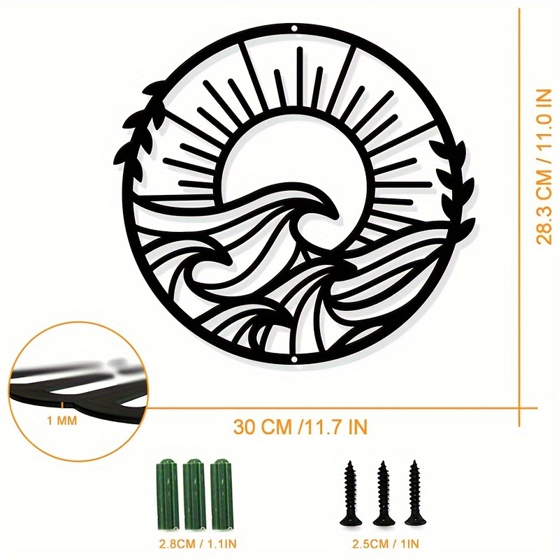 Inspirational Quotes Wall Hanging Love Moon Back Metal Wall - Temu Canada