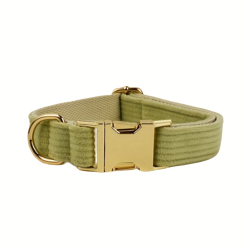 Customized] Fruit Green Corduroy Pet Collar Dog Collar - Temu Australia