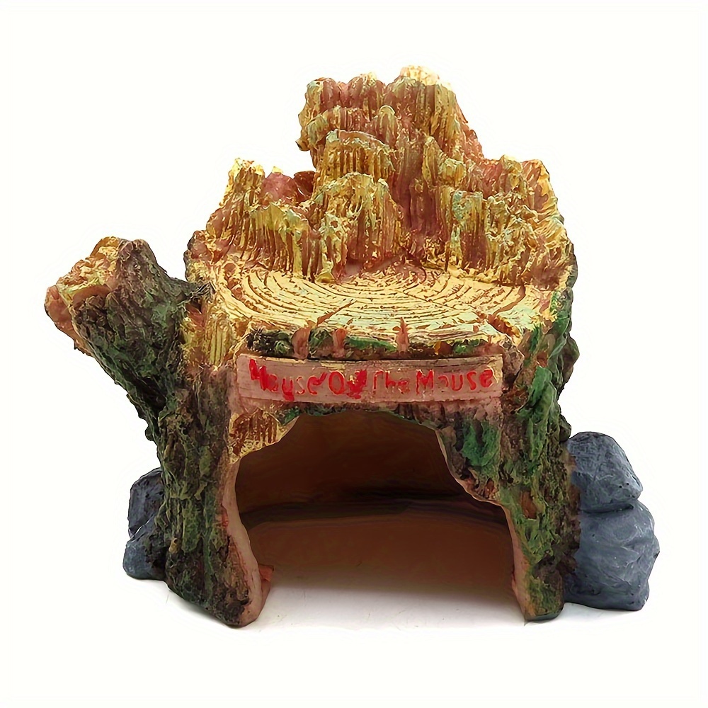 1pc Aquarium Decorative Avoid Tree House Fish Breeding Avoid Tree Heads ...