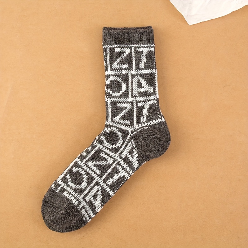 Boys Kids Thickened Warm Socks For Autumn Winter Fashion - Temu Australia