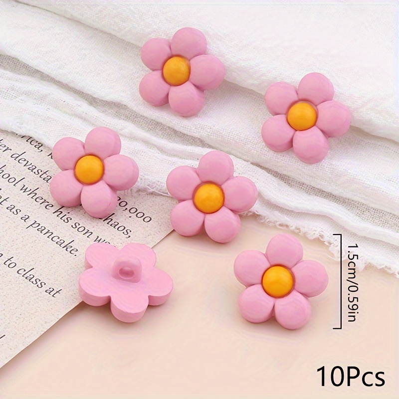 10pcs Clothes Button Sweater Shirt Cardigan Coat Colorful Three ...