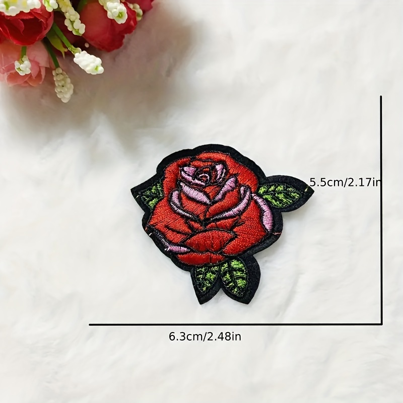 flower iron patch punk cool funny cute patch sew - {region_name}