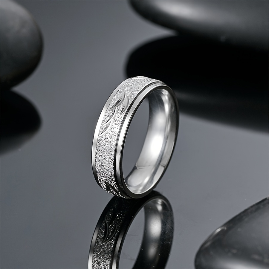 Fashion Luxurious Fashion Stainless Steel Men's Ring - Temu Ireland