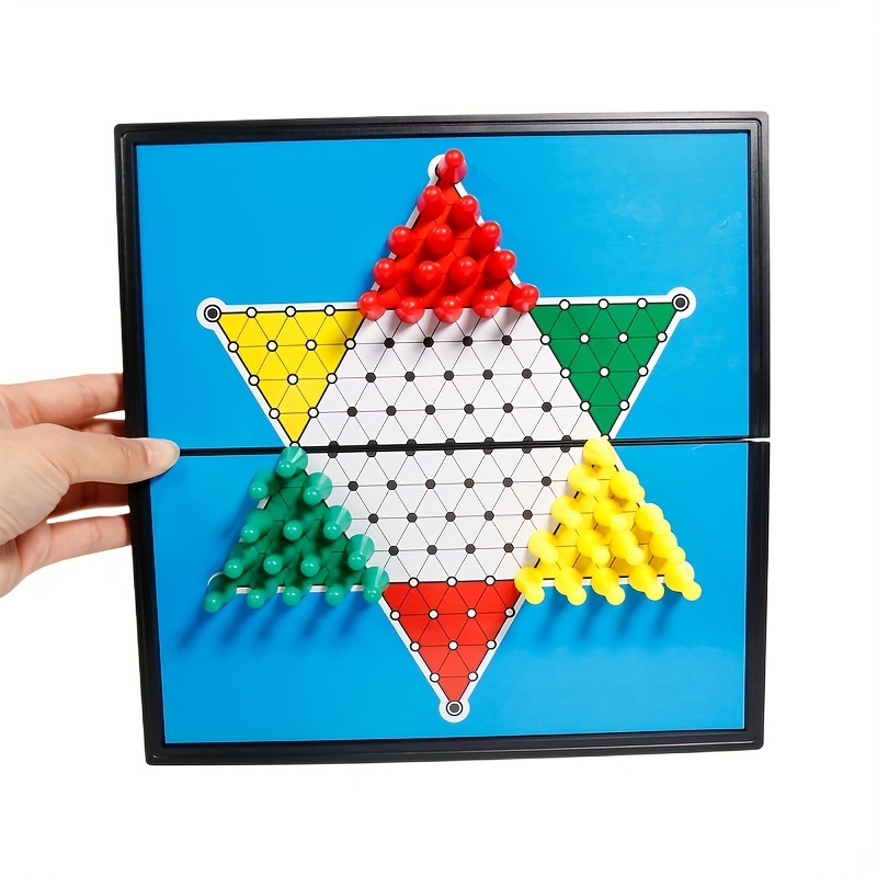 Magnetic Folding Portable Checkers Chess Set Outdoor Leisure - Temu