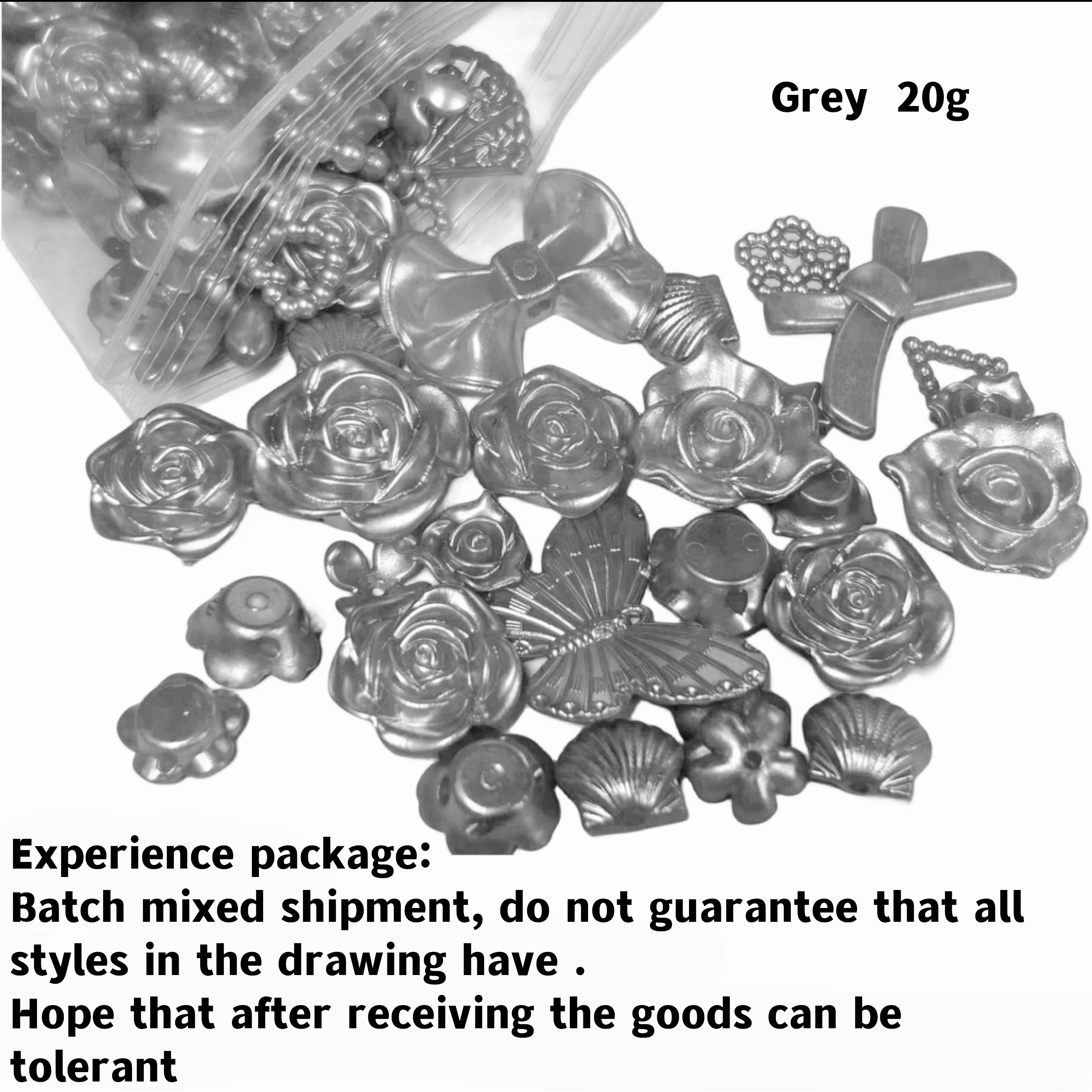 Resin Black Silver Rose Bead Round Flat Back Halloween - Temu United ...