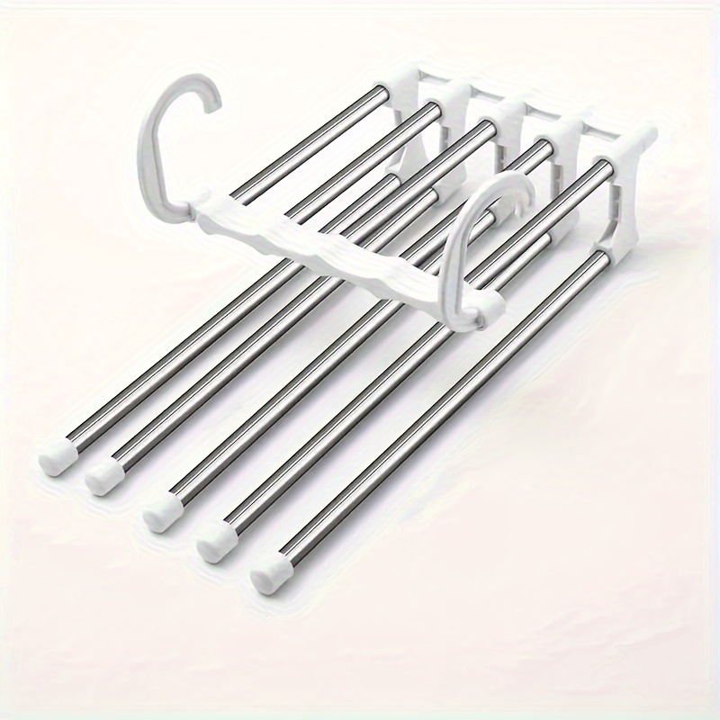 Multi layer Pants Hanger Stainless Steel Rack Save Space - Temu Australia
