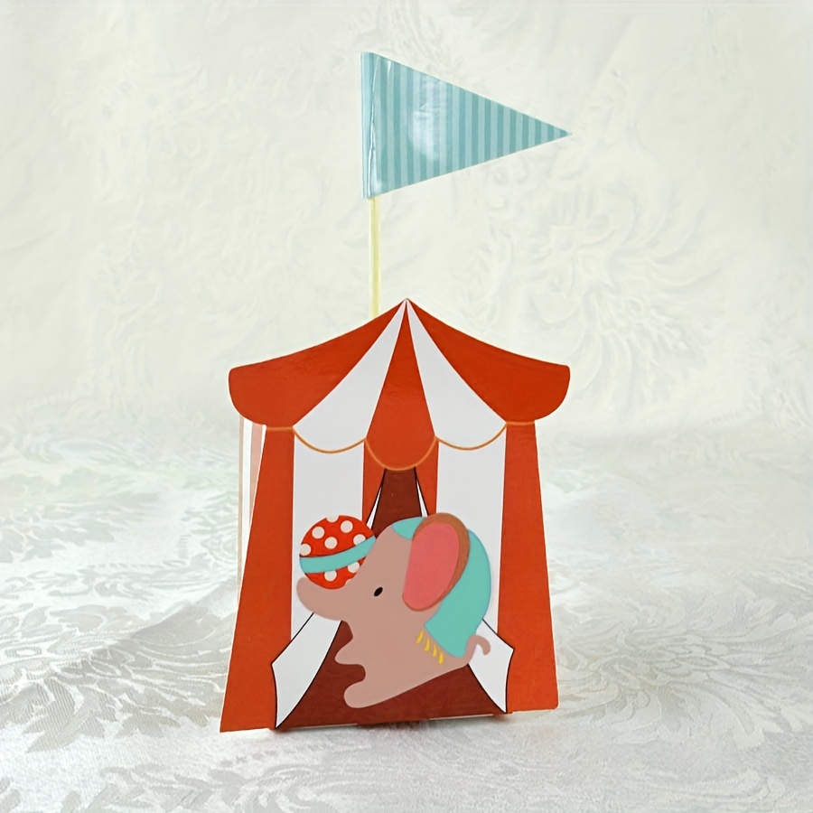 Circus Candy Boxes Cute Cartoon Animals Circus Pattern Box - Temu Ireland