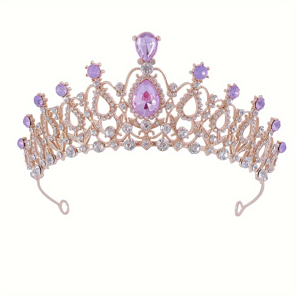 Princess Queen Royal Style Tiara Glamorous Delicate - Temu New Zealand