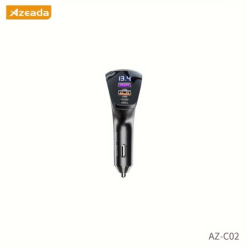 자동 소켓 자동차 시가 라이터 분배기 어댑터 12v24v 110w 최대 분배기 라이터 5v 3a 출력 전력 2 Usb 1