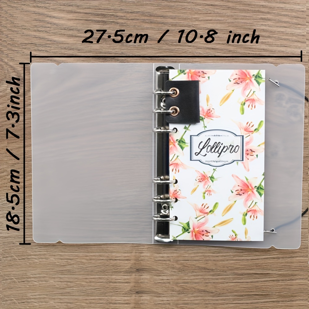 Organize Life Stylish 6 ring A6 Binder Hard Cover - Temu