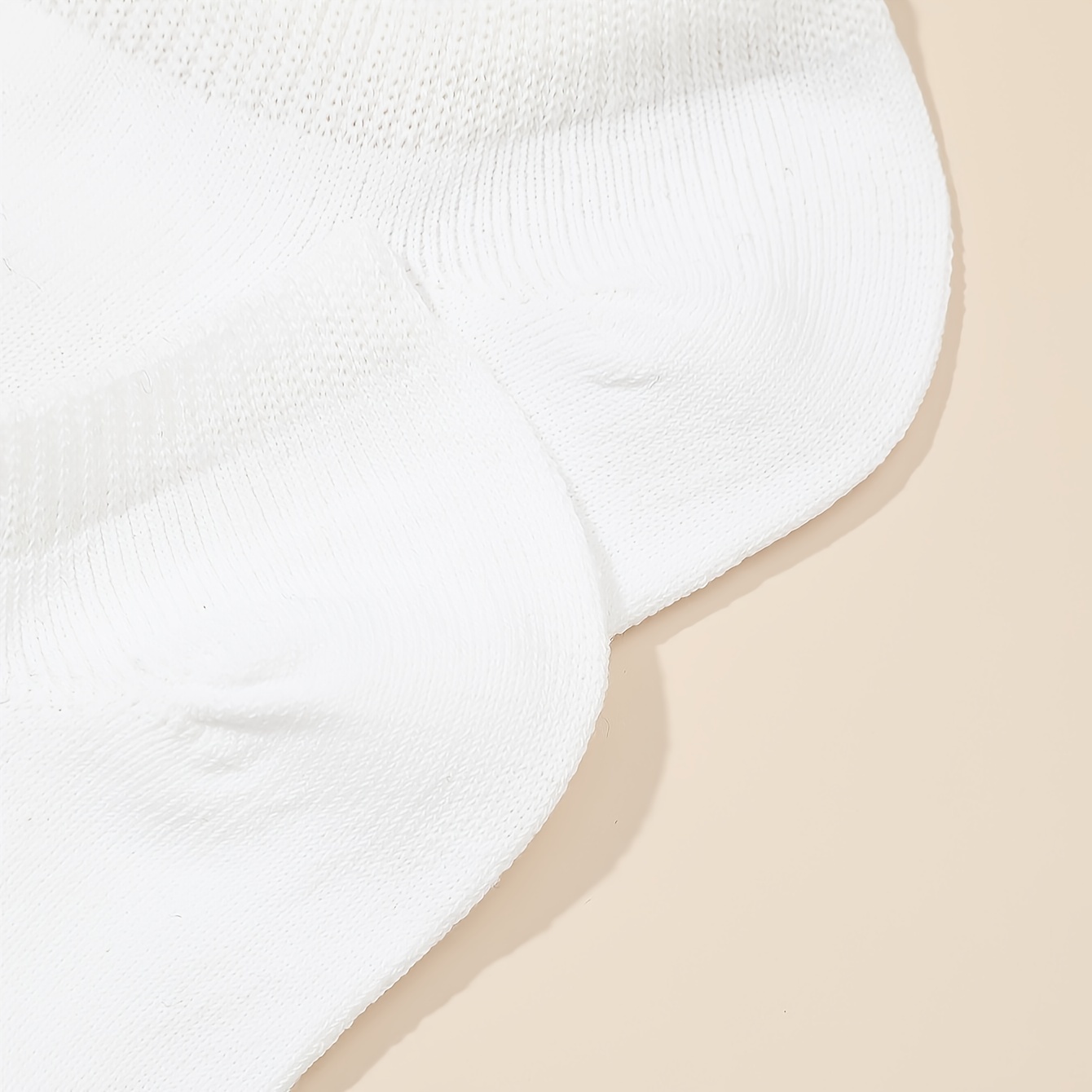 10pairs Cotton Plain Color Breathable Sweat Resistant Comfortable Anti ...