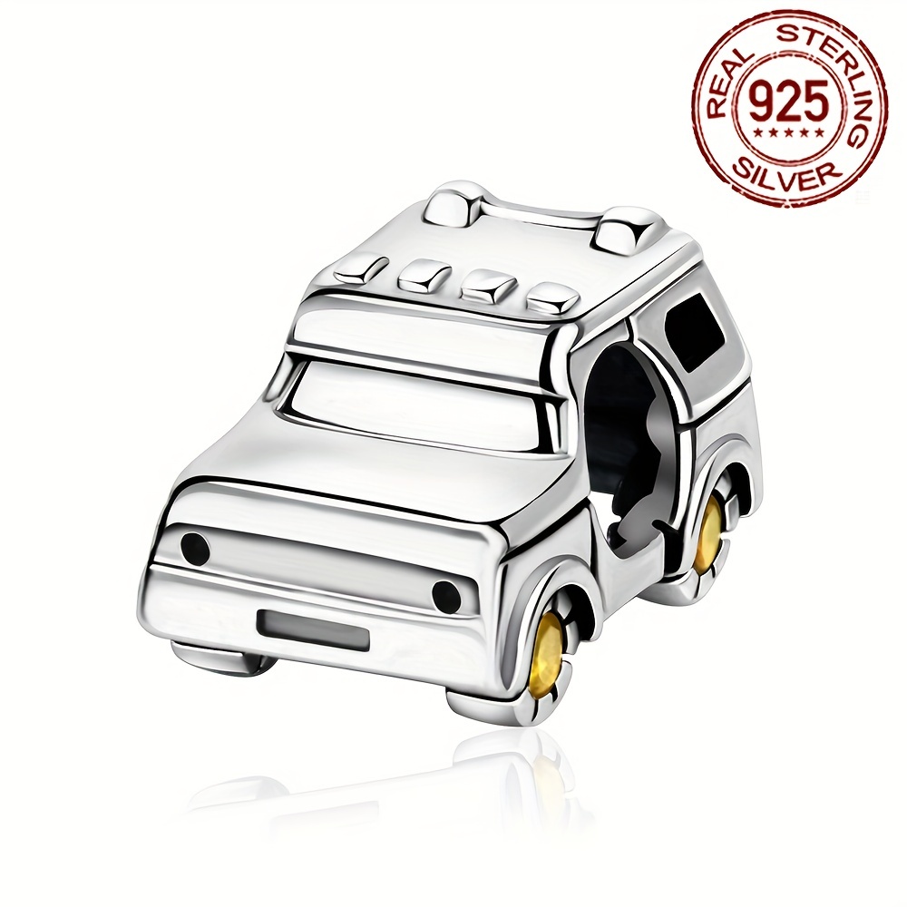 925 Sterling Silver Fashion Synthetic Zircon road Vehicle - Temu United ...