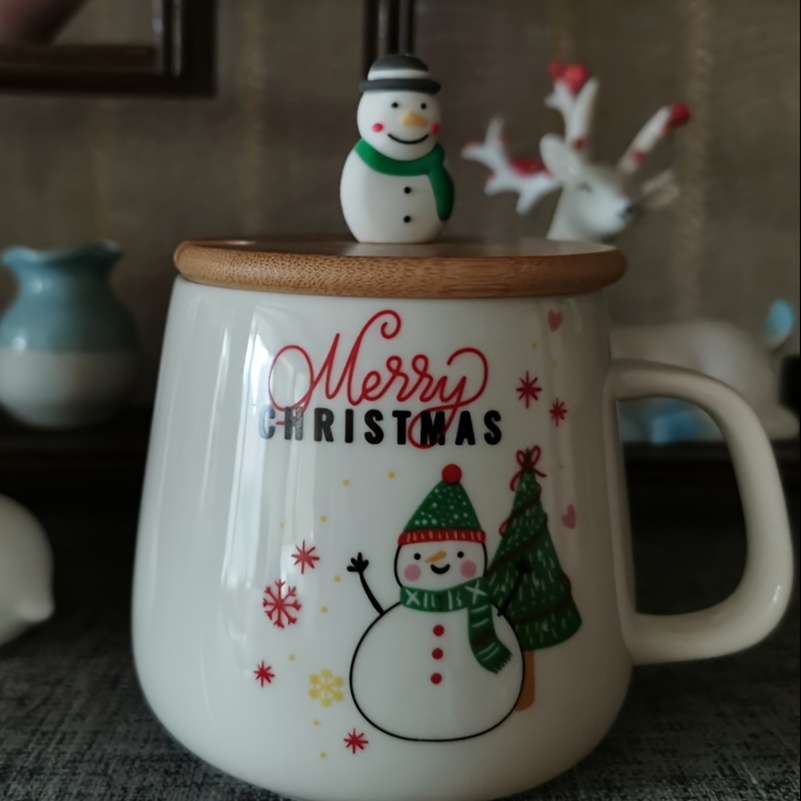 Christmas Ceramic Cup Holiday Gifts Office Coffee Cup Mug - Temu Ireland