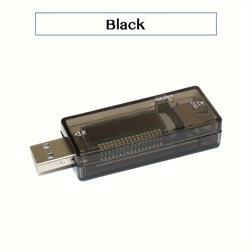 Lcd Usb Current Voltage Tester Charger Capacity Tester Meter - Temu ...