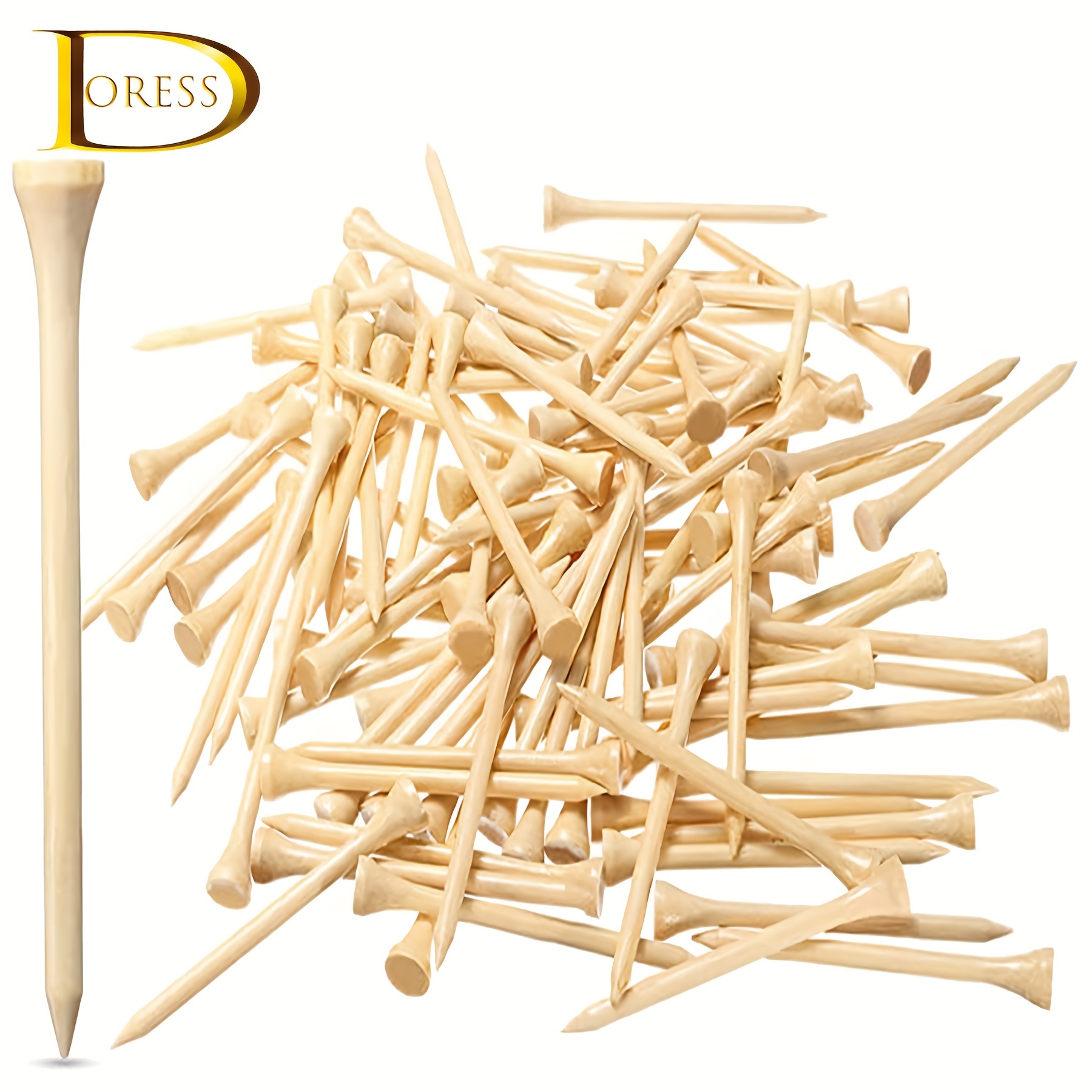 Professional Bamboo Golf Tees 2 3/4 3 Stronger Biodegradable - Temu ...
