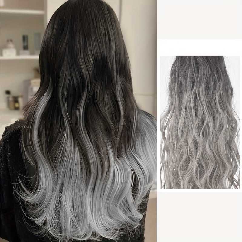 Female V shaped Water Wave Hair Piece Natural Fluffy - Temu Canada