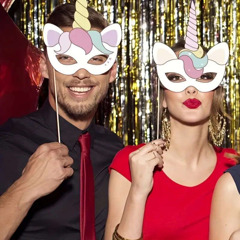 Cute Photo Booth Props Rainbow Birthday Party Supplies Temu Australia