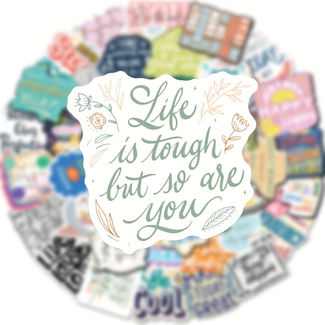Inspirational Quote Stickers Motivational Waterproof - Temu