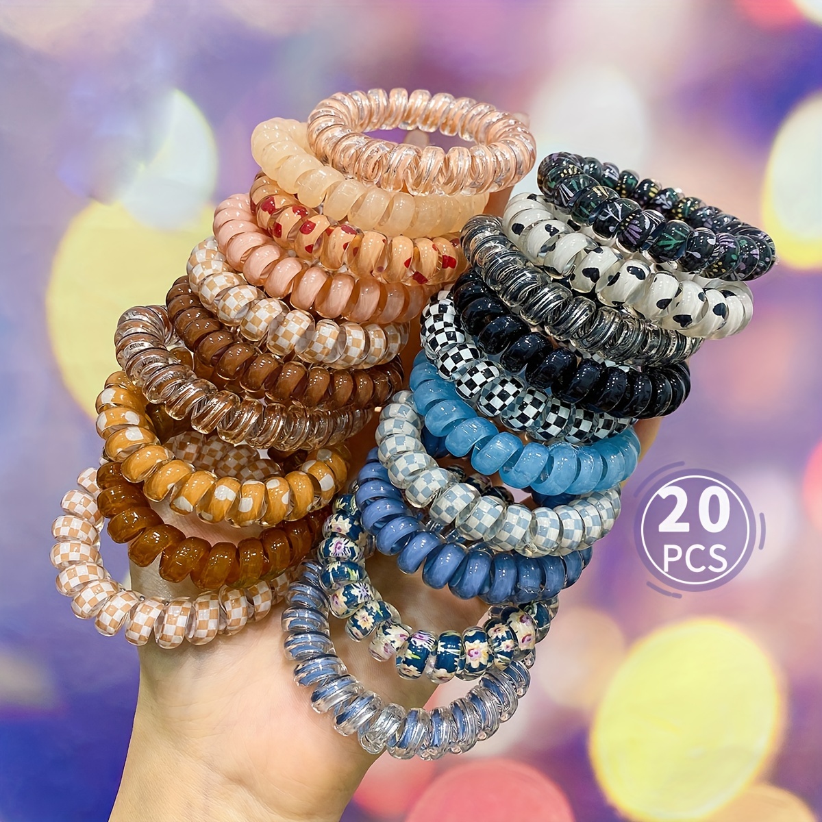 Girls Cute Candy-colored Elastic Hair Bands - Temu Norway