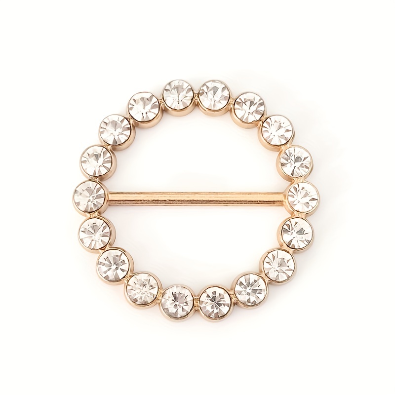 Fashion Metal Round T shirt Clips Buckle Rings Clip Clothes - Temu Ireland