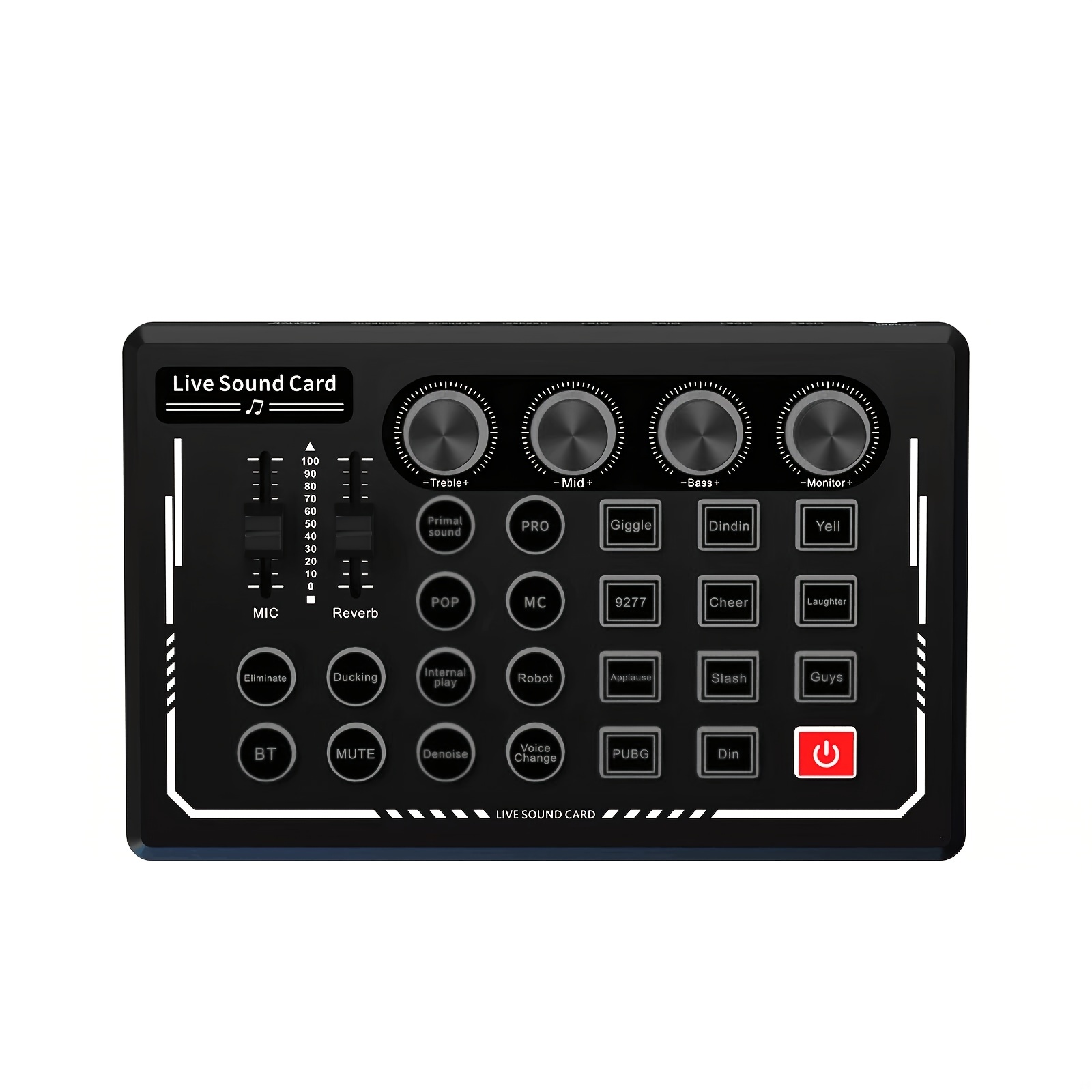 Bomaite Mobile Computer Live Broadcast Sound Card Equipment - Temu Canada