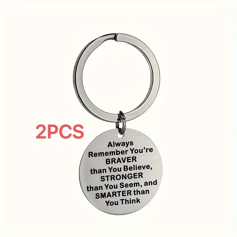 Stainless Steel Keychain For Men Inspiring Keychain For - Temu New Zealand
