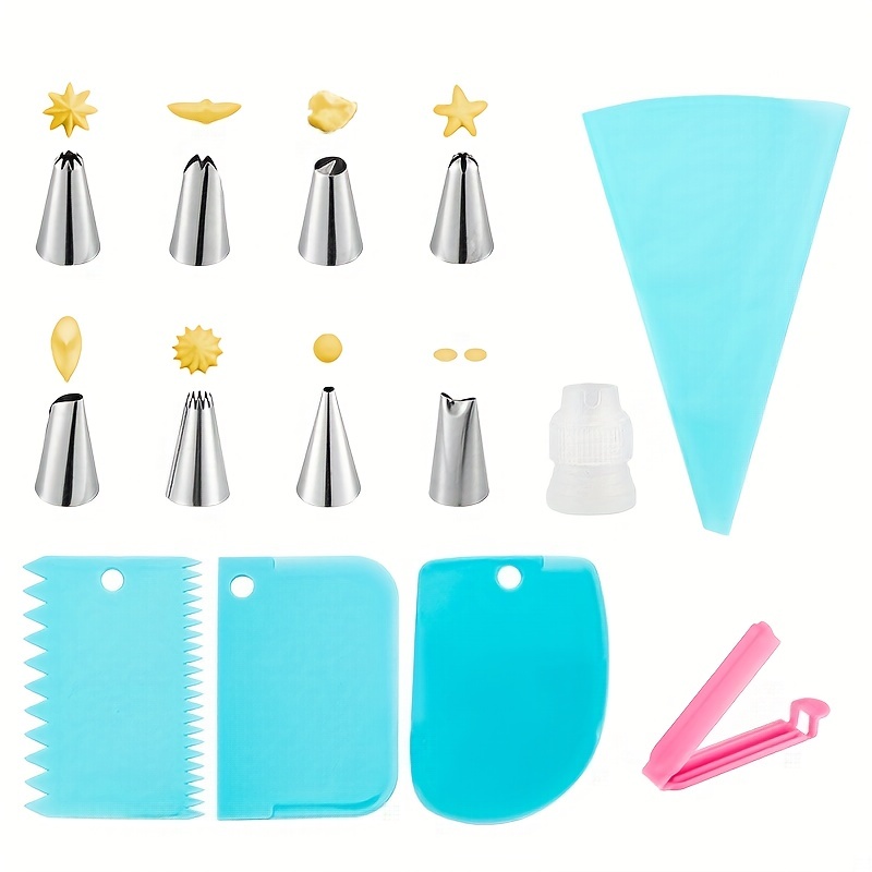 14pcs Set Stainless Steel Small Piping Tip Baking - Temu New Zealand