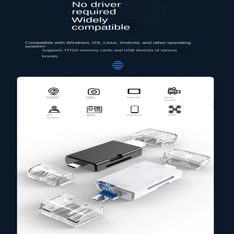 type c カードリーダーカメラ ード 電話コンピュータ多機能 otg sd / tf u ディ - Temu Japan