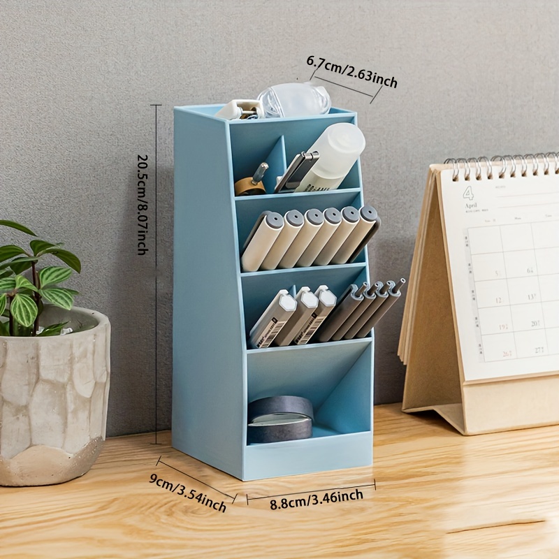 Oblique Insert Pen Holder Transparent Simple Modern Style - Temu Ireland