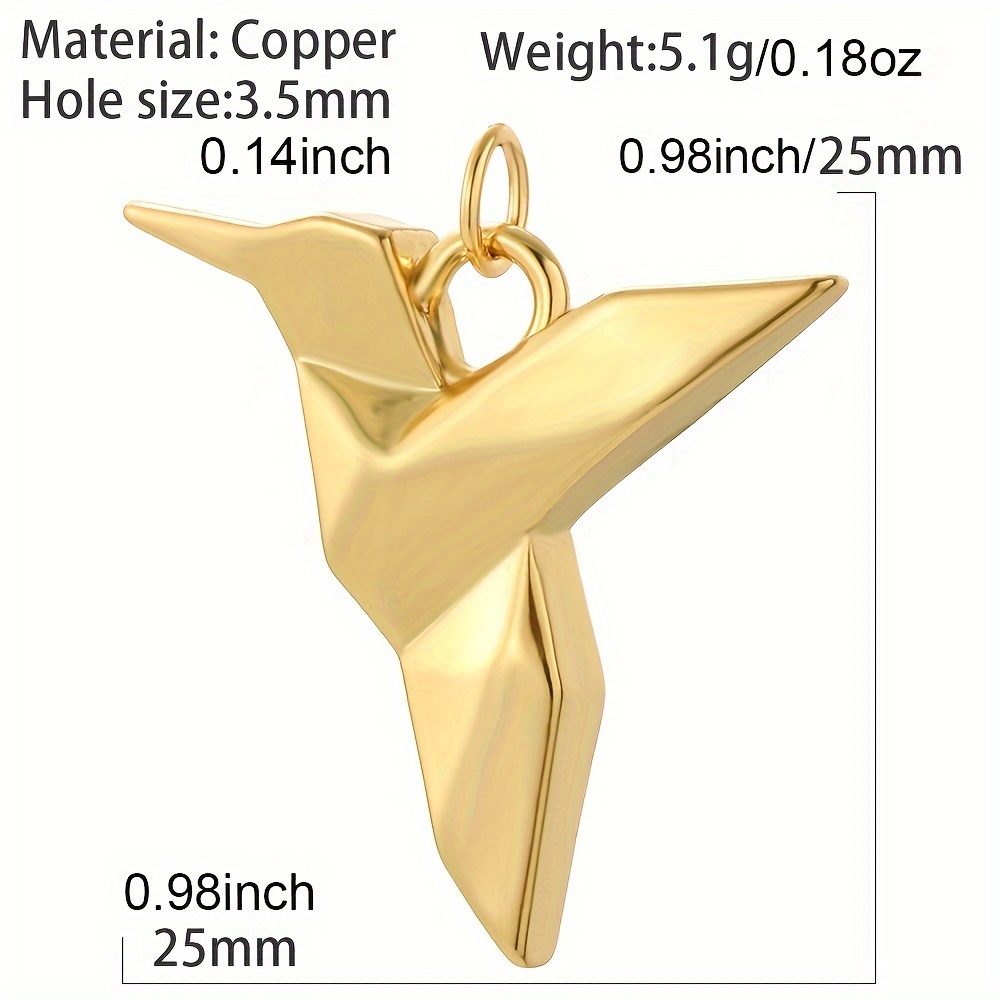 Origami Bird Lion Dog Dove Elephant Butterfly Charms Jewelry - Temu ...