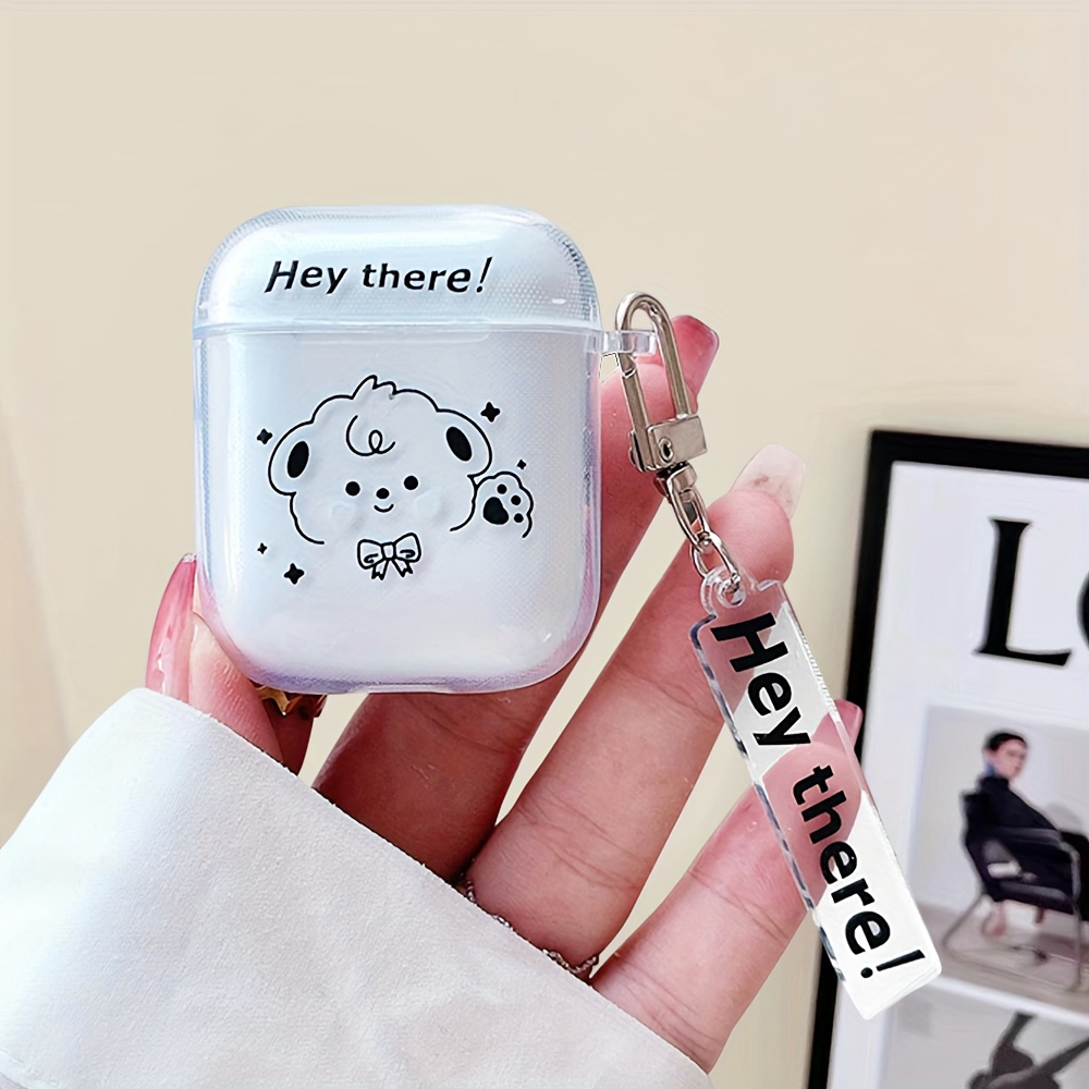 Graphic Pattern Earphone Clear Case Airpods1/2 Airpods3 - Temu Ireland