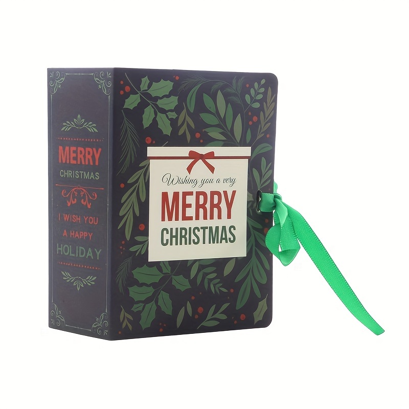 New Christmas Candy Boxes Green Leaves Gift Packaging Box - Temu Canada