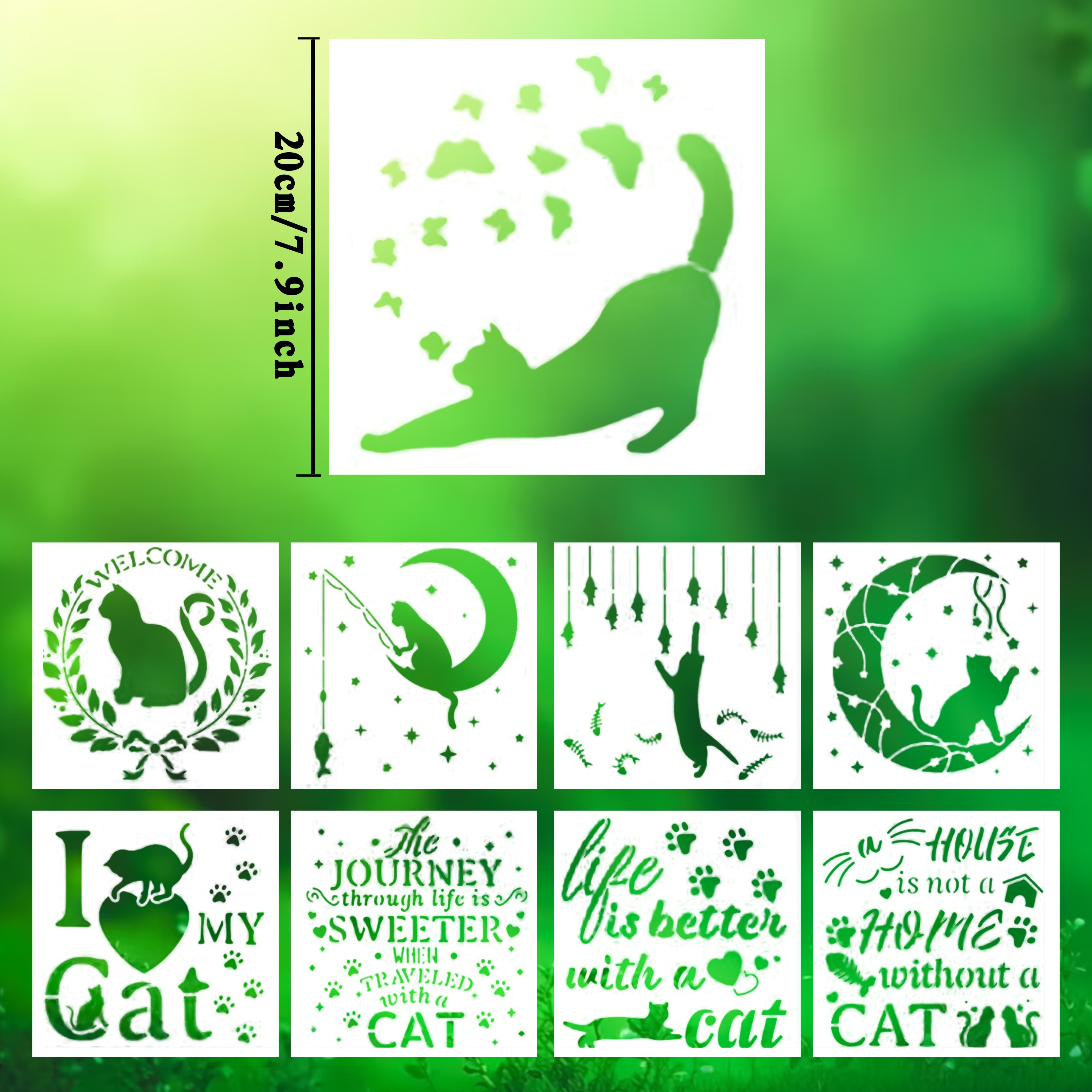 16 個の猫の絵のテンプレート アルバムの装飾テンプレート Diy 手描きのテンプレート 絵の配布物 落書きの印刷とスプ Temu Japan