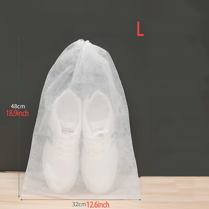 Portable Shoe Drawstring Storage Bag Travel Shoe Bag Packing - Temu ...