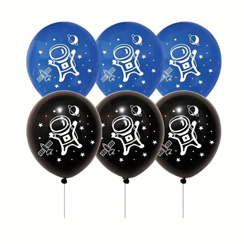 16pcs 12 inch birthday party round space astronaut rocket balloons ...