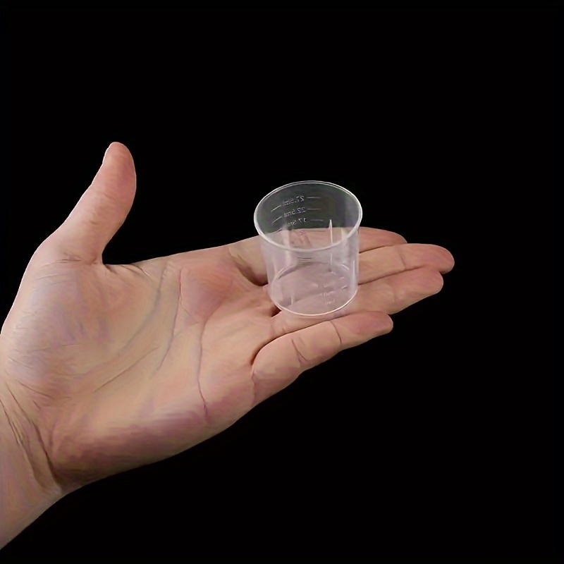 20pcs 30ml 투명 플라스틱 측정 컵 졸업 컵 소형 측정 컵 실험 측정 컵 워터 컵 화학 실험 수행에 Temu